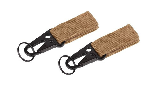 101 Inc. - MOLLE snap hook with keyring - 2 pcs - Coyote - JF003 best ...