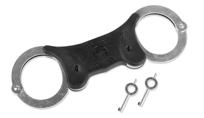 Alcyon - Steel rigid handcuffs with Double lock - Silver - 5050-R best ...
