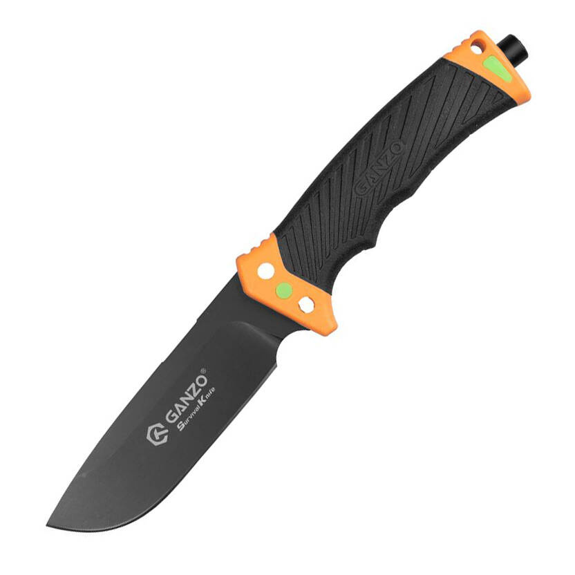 Ganzo - Tactical Knife G8012V2 - Black / Orange - G8012V2-OR best price | check availability ...
