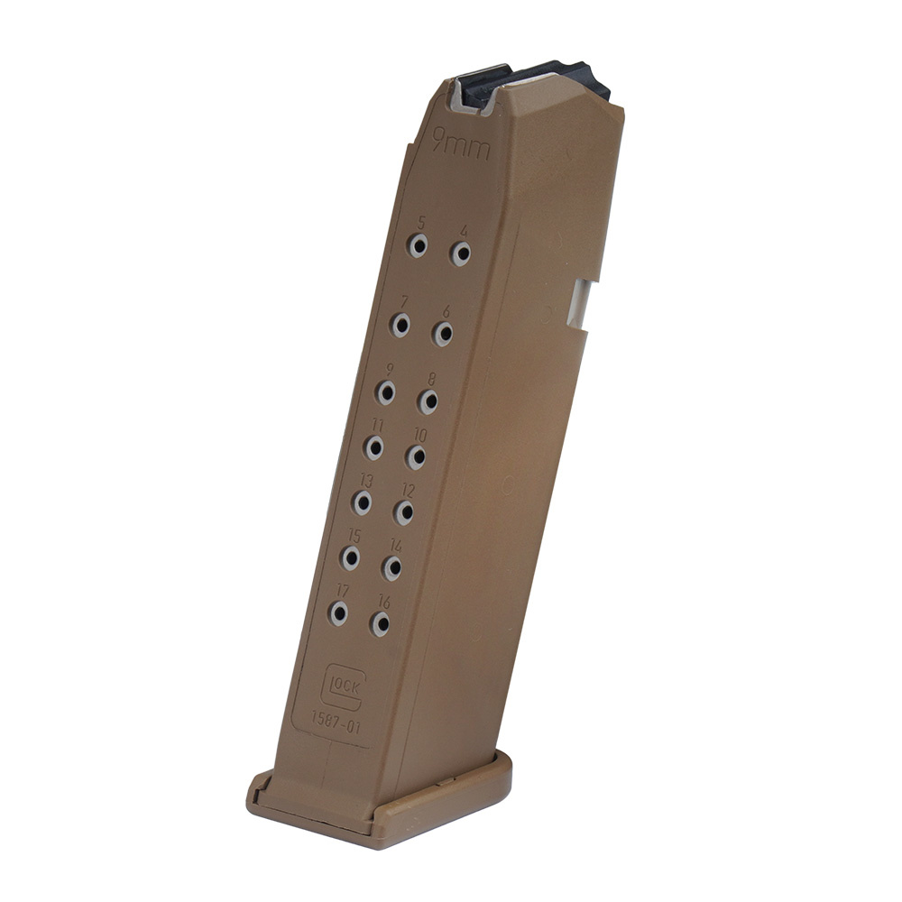 Glock - Magazine for G17 Gen 5 / G19X - 9x19 mm Para - FDE - 17 rounds ...