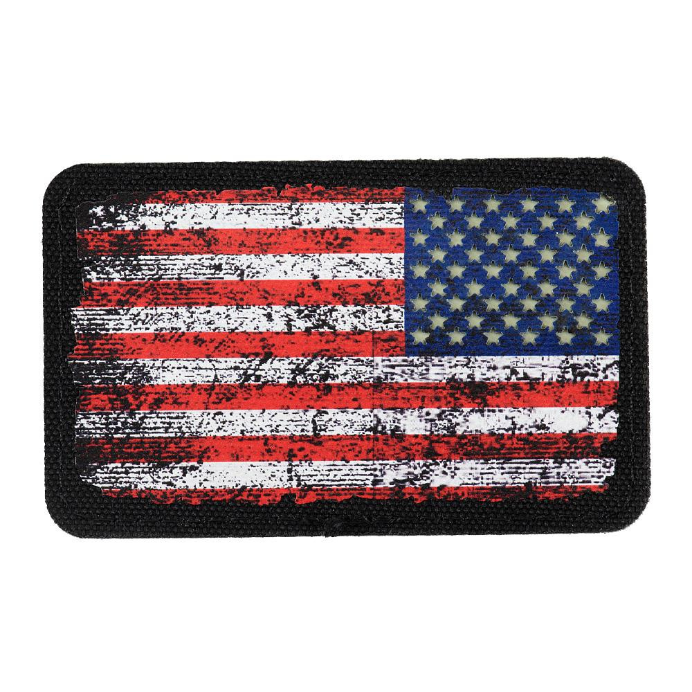 M-Tac - Retro USA Fluorescent Flag Patch - Reverse - Black - 51295299 best price | check ...