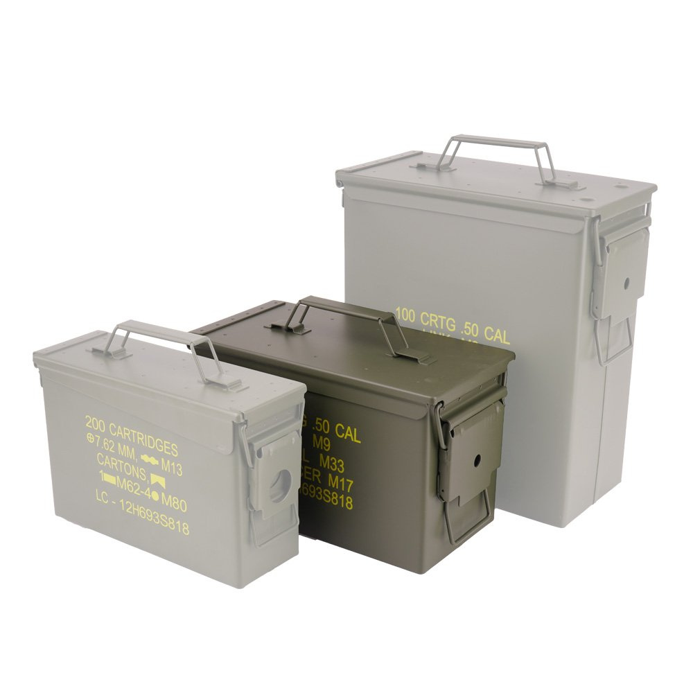 Mil-Tec - US Army M2A1 .50 Cal Steel Ammunition Box - Replica ...