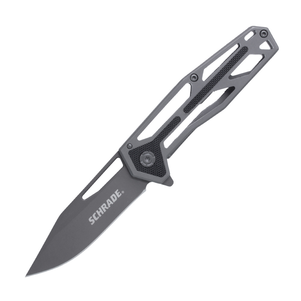 Schrade - Clip Point Blade Cage Handle Ultra Glide Folding Knife ...