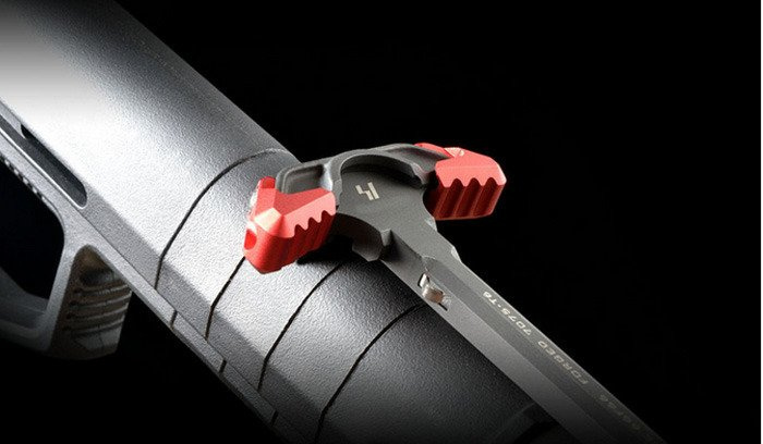 Strike Industries - ISO Tab for Latchless Charging Handle - Red - SI ...