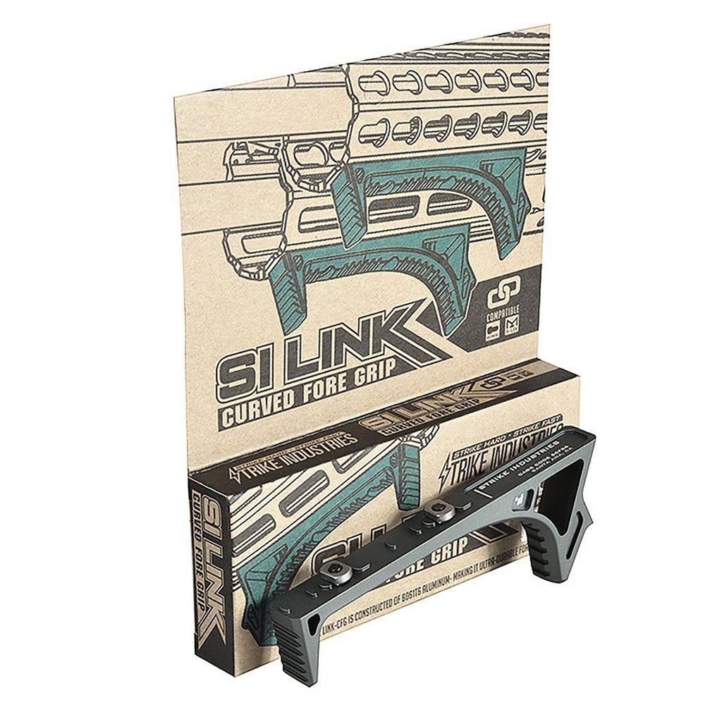 Strike Industries - SI LINK Curved KeyMod / M-LOK Fore Grip - Black ...