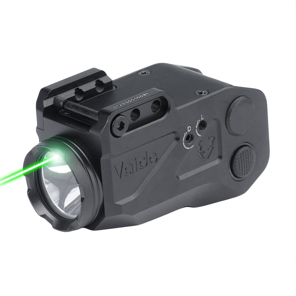 Vaide - Tactical Weapon LED Flashlight with Laser Scrapper Combo - 500 ...