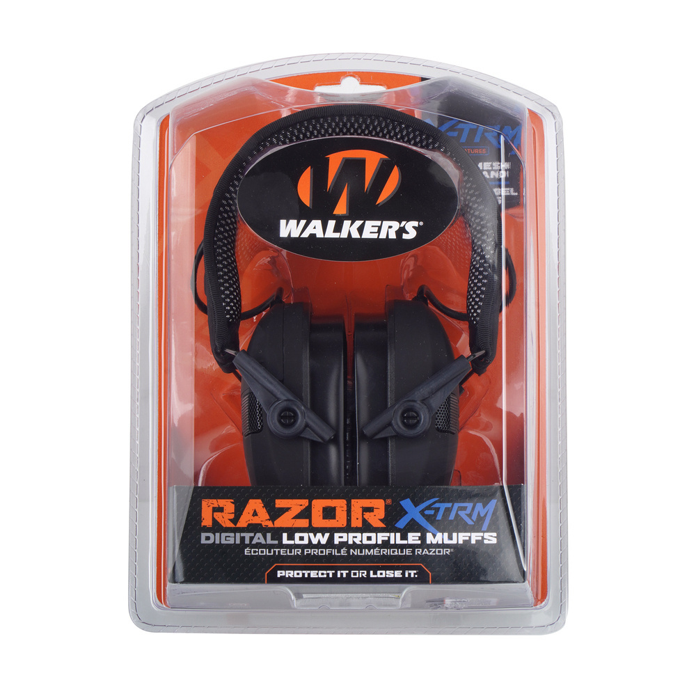 Walker's - Active Hearing Protectors Razor Dig Muff XTRM - Black - GWP-XDRSEM best price | check ...