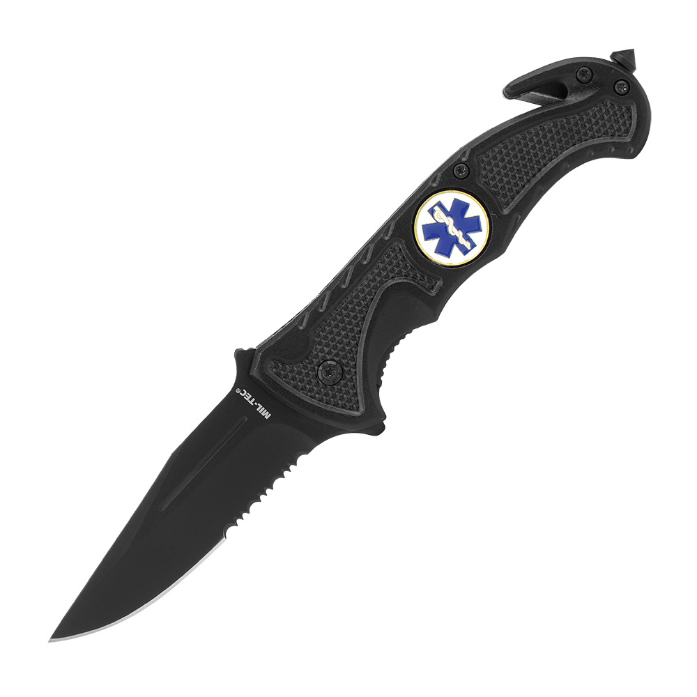 Mil-Tec - Car Rescue Folding Knife with Belt Cutter - 15323000 best ...