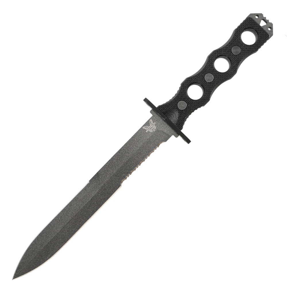 Benchmade - Military Knife 185SBK SOCP - CPM-3V - Black - 185SBK best ...