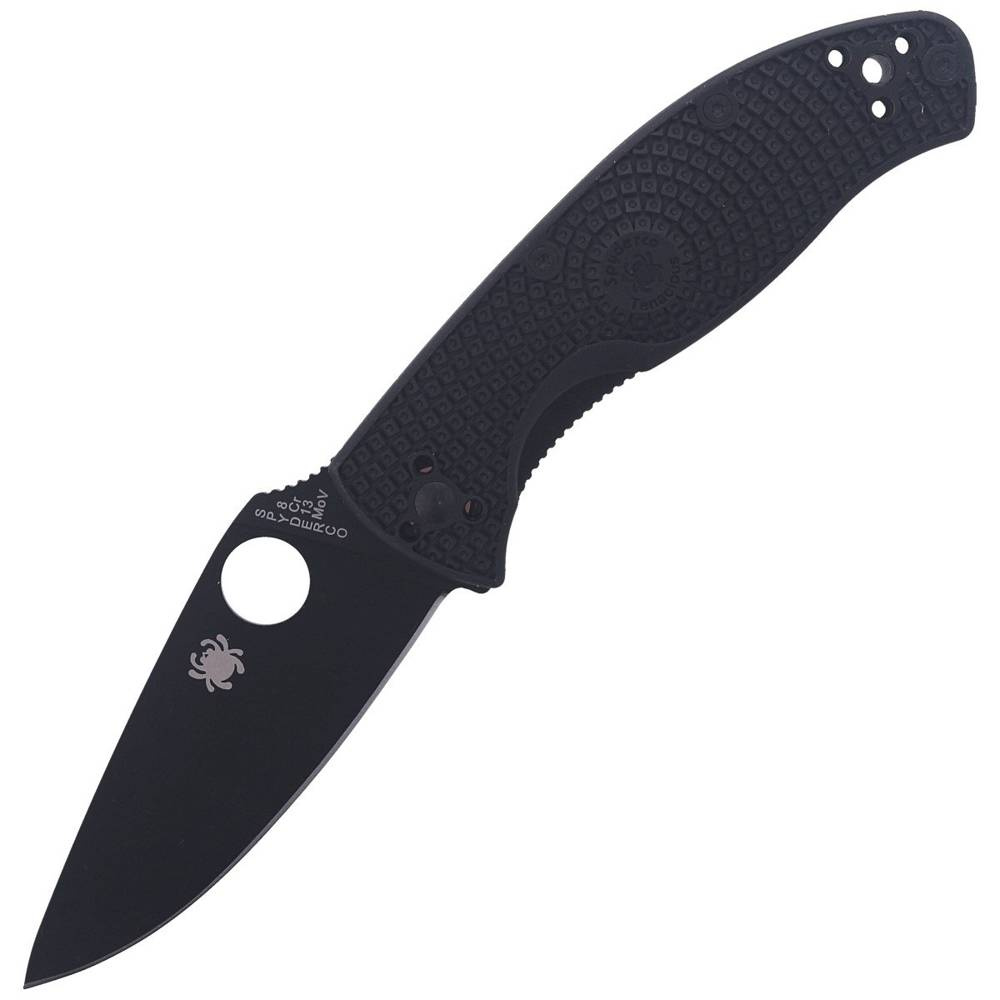 Spyderco - Tenacious FRN Tactical Folding Knife - Black - C122PBBK best ...