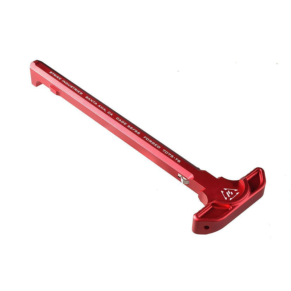 Strike Industries - Latchless Charging Handle - Red - SI-AR-SLCH-RED ...
