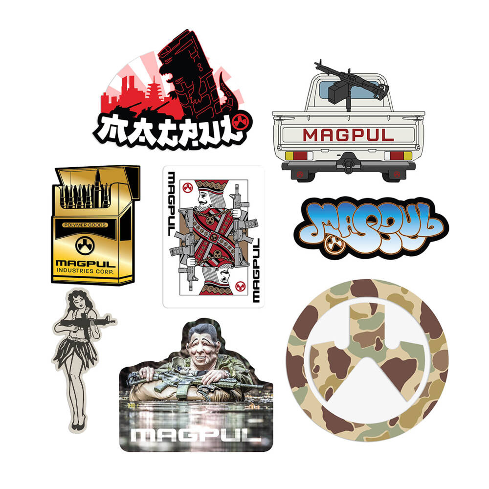 Magpul - Share Icon Sticker Pack 2023 - 8 pcs - DAKA® Hard Case - R44 ...