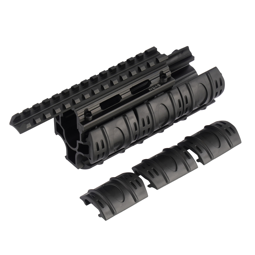 SVRN - RIS / Picatinny Hand Guard for AK - Aluminum - Black - SVRN-AK ...
