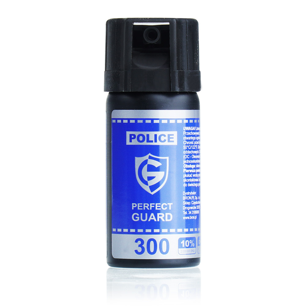 Guard - Police Perfect Guard 300 Cloud Pepper Spray - 10% OC - Cone ...