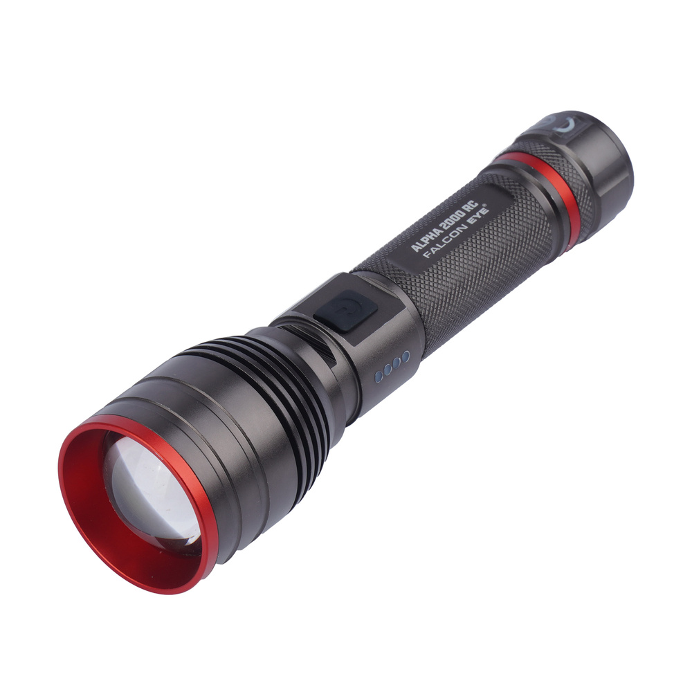 Falcon Eye - Handheld Flashlight Alpha 2000 RC - Strobe - Focus - 2000 ...