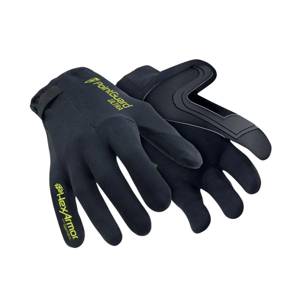 HexArmor - Protective Gloves PointGuard Ultra - ANSI A9 - Black - 6044 ...