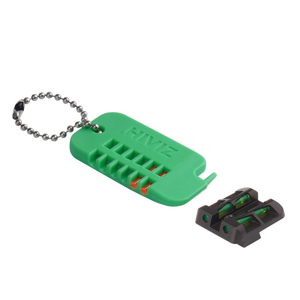 HIVIZ - Fiber-Optic Rear Sight for Glock - Two Rod Colors - GLLW15 ...